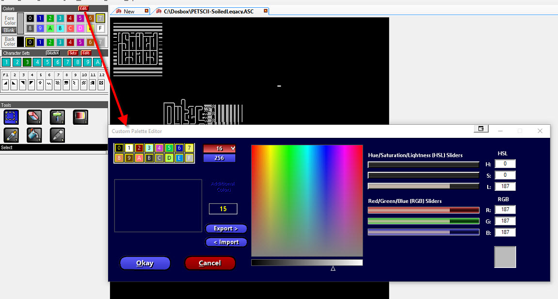 ATE-Ansi Text Editor