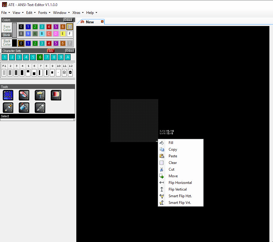 ATE-Ansi Text Editor